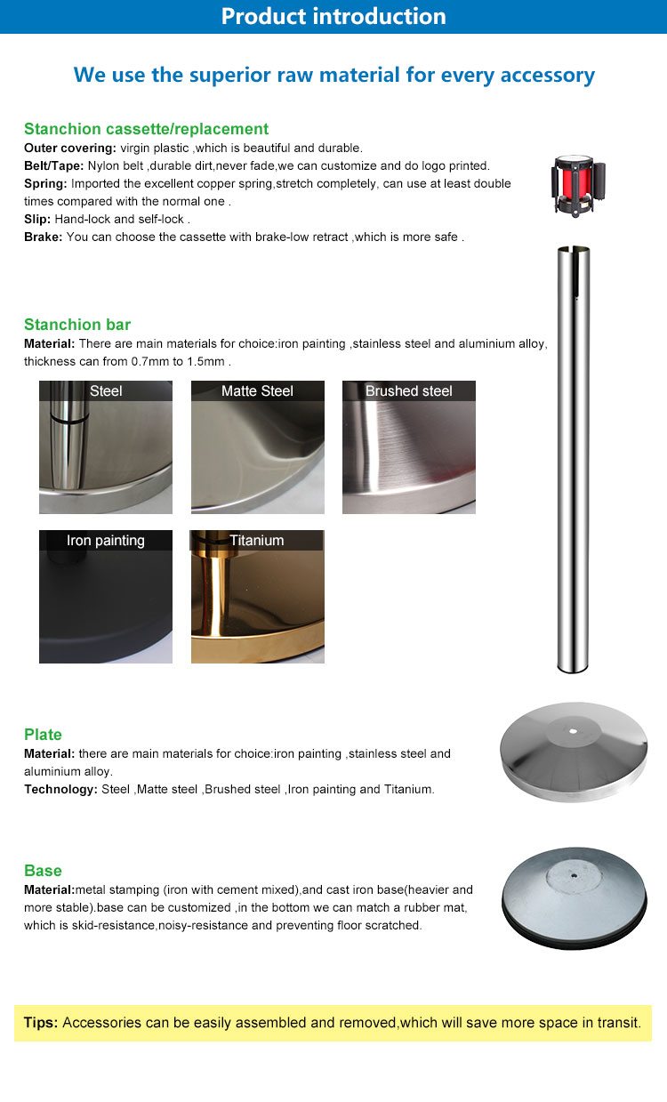 Queue stand 2 meter tape, double layer railing stand-official website