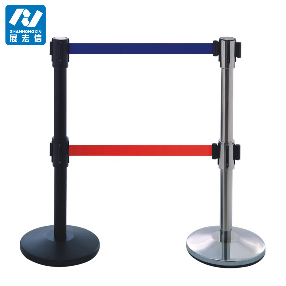 Queue stand 2 meter tape, double layer railing stand-Queue stanchions ...